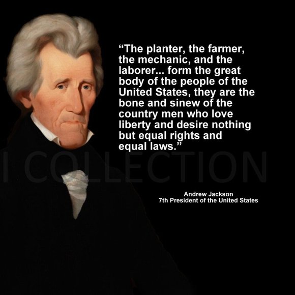 Wall Decor | Andrew Jackson The Planter The Farmer The Quote Photo ...